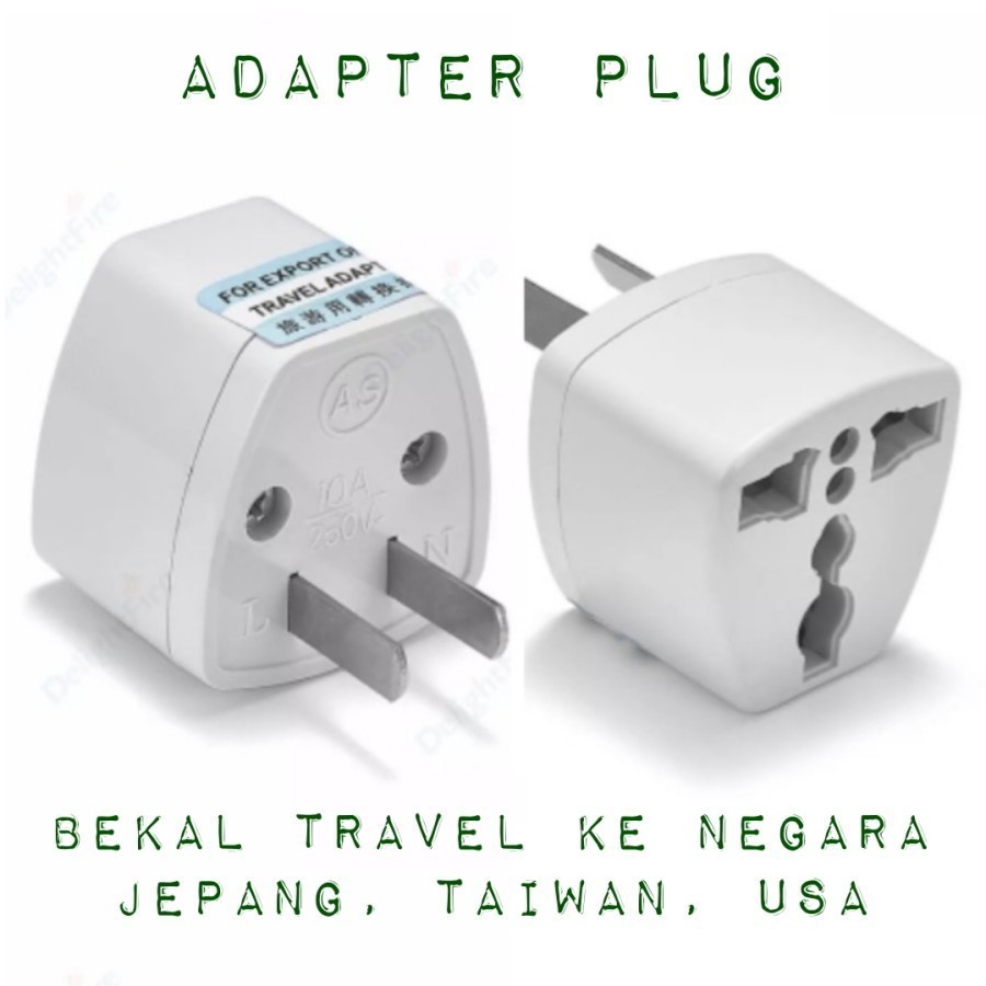 Two-legged Electrical Plug 2 Pin Flat Travel Adapter USA JAPAN type A ...
