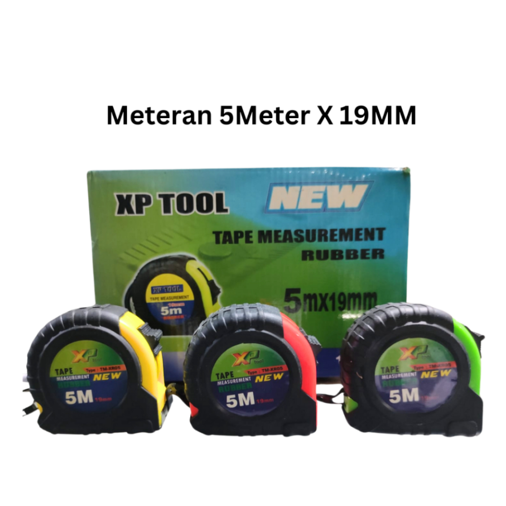 Meter XP Tool 5 meters Rubber Tape Measurement Rubber 5 meters builder ...