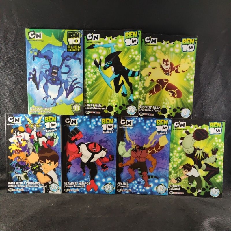 Ben 10 Books / Comics, Vol 6,9,10,11,13,16,21,26, Season 1,2, Cartoon ...