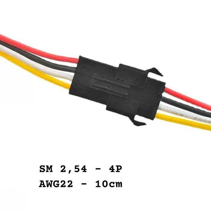 A106 Cable Terminal socket socket Connector SM Terminal Connector 4 Pin 4p Male Female JST SM-4 ...