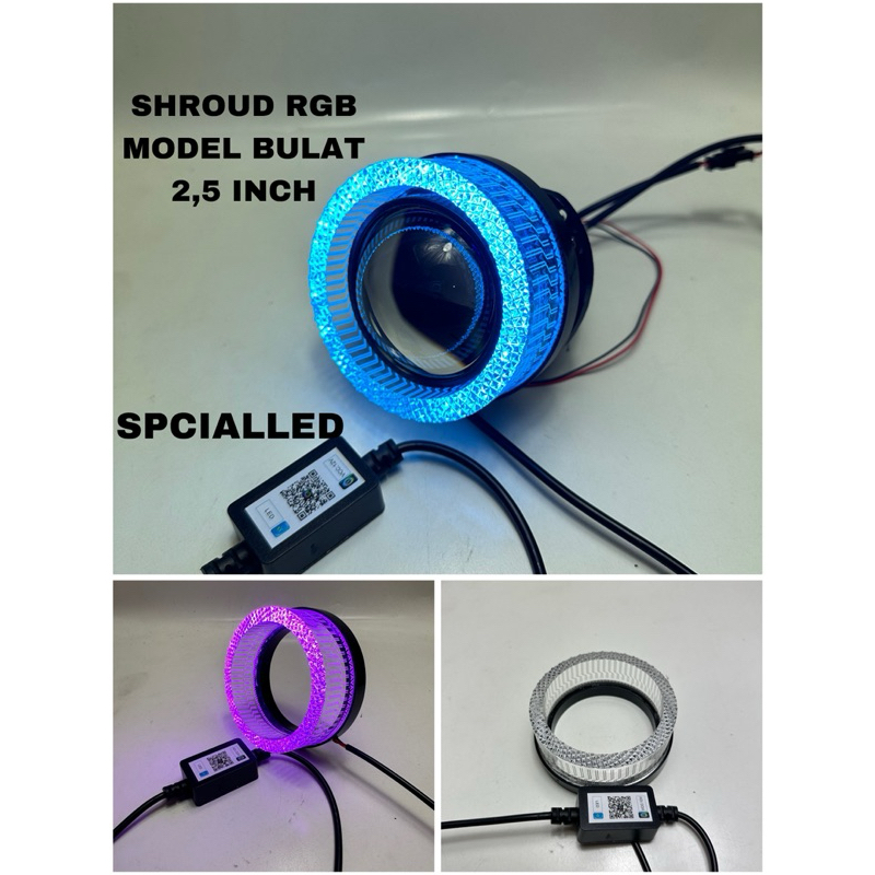 Shroud biled ring acrylic 5d glory crystal rgb pnp 2.5 inch app ...