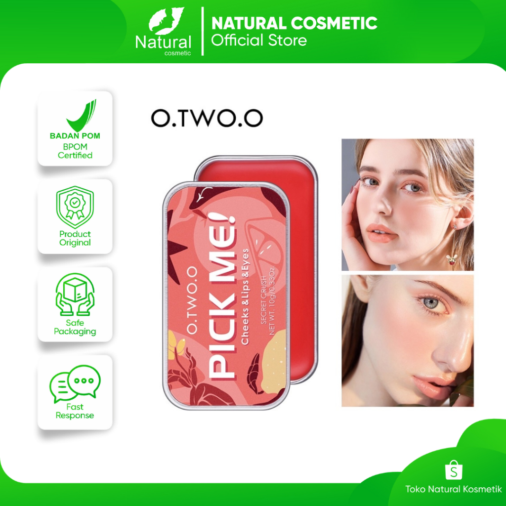 O.TWO.O Pick Me Cheeks & Lips & Eyes 10g | Shopee Philippines