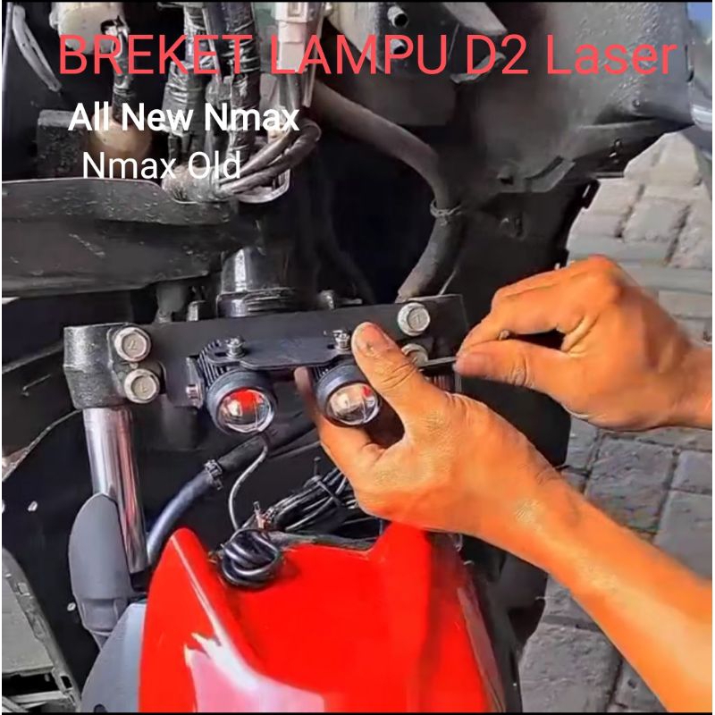 D2 Laser All New Nmax 2020-2023 Lamp Holder Bracket Nmax New | Shopee ...