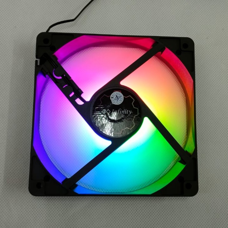 Fan Casing 12Cm Infinity rgb F125 / Fan Casing 120mm rgb | Shopee ...