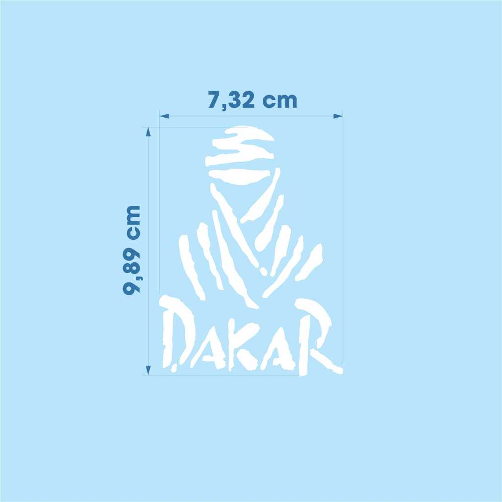Vinyl logo rally dakar sport cutting Sticker | Shopee Philippines