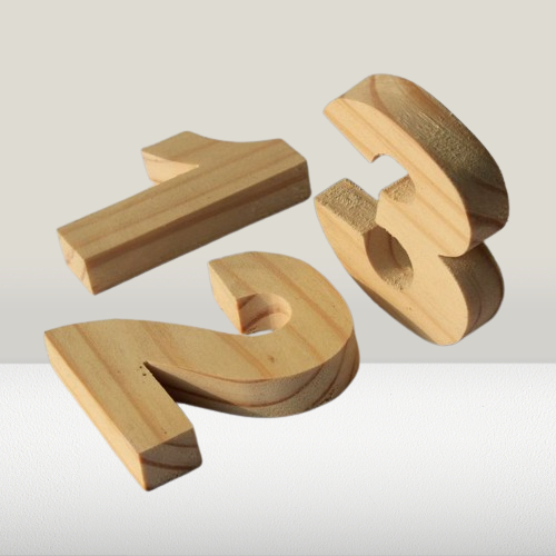 KAYU Carving Wood Letters And Numbers - Dutch Teak Wood Letters ...