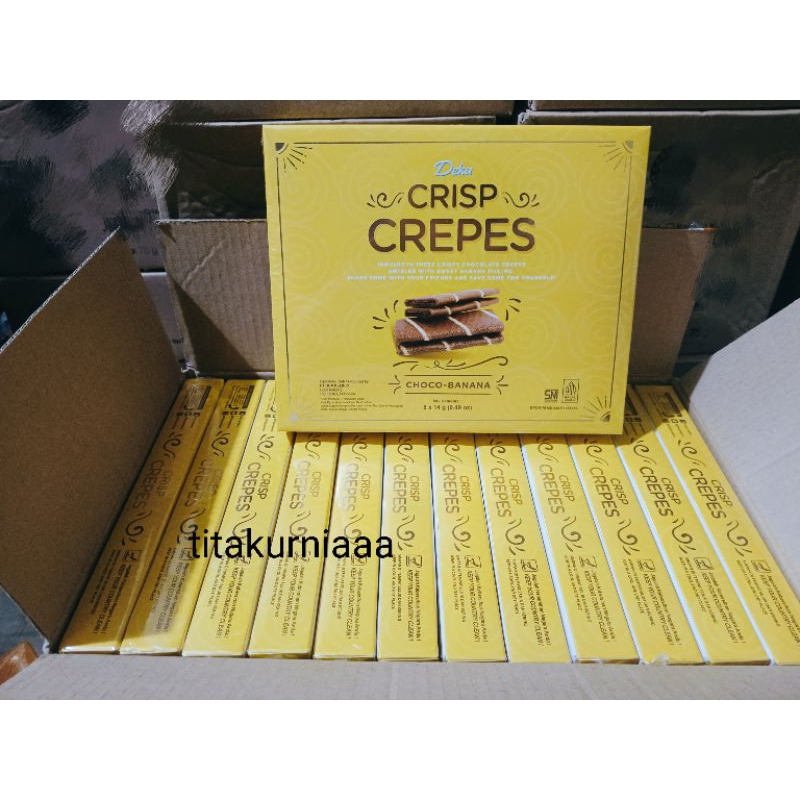Sekarton Deka Crisp Crepes wafer parcel Eid package 8 x 14gr | Shopee ...