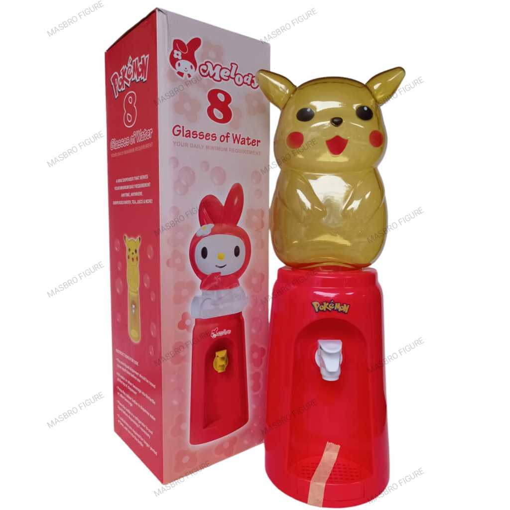 Pokemon Pikachu Character Mini Water Dispenser Pikachu Dispenser Toy ...