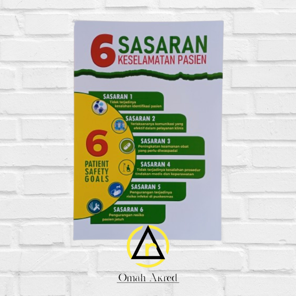Poster 6 Patient Safety Goals - 6 Patient Safety Goals - Health Poster ...