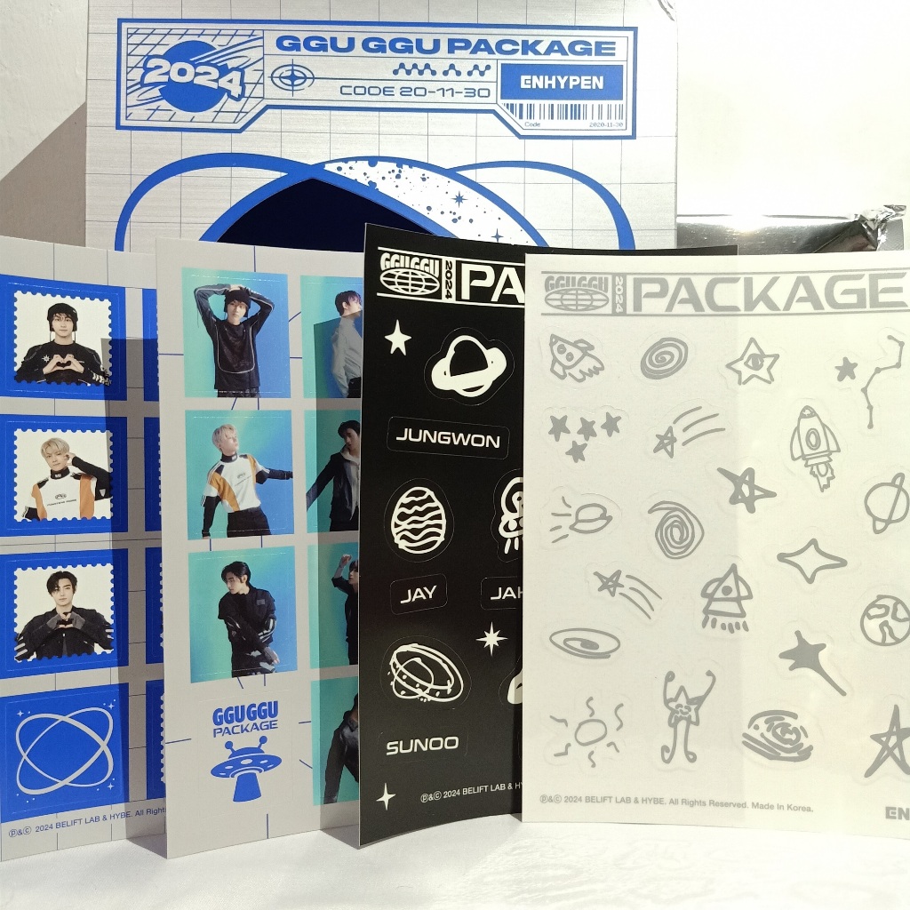 Enhypen GGU GGU PACKAGE 2024 SHARING | Shopee Philippines