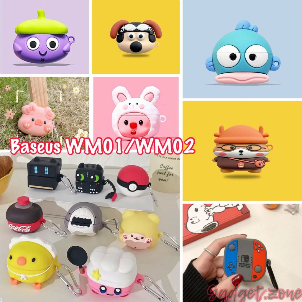 Baseus WM01/WM02 Casing 3D Cute Premium Cartoon Character | Shopee ...