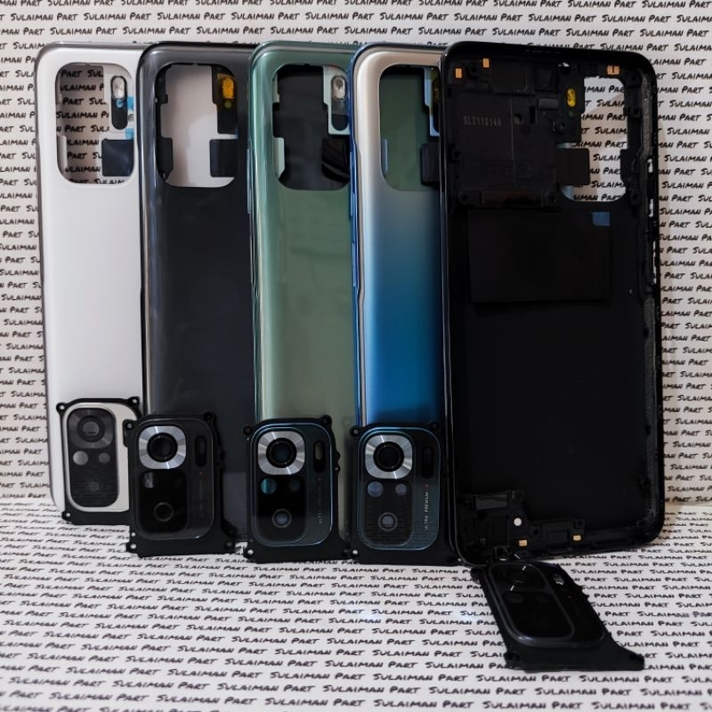TOMBOL Redmi Note 10 4G / Note 10S Backdoor Housing Casing + Bezzel ...
