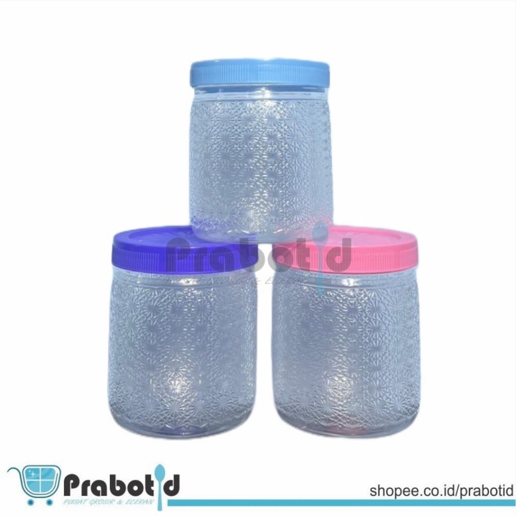 UNGU 1 LITER Clear Plastic Jar/BPA FREE Plastic Jar/Plastic Cracker Jar ...