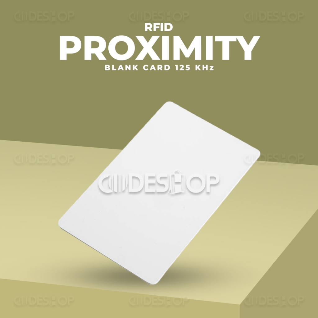 Rfid Proximity Card Frequency 125 KHz PVC Blank ID Card Plain | Shopee ...