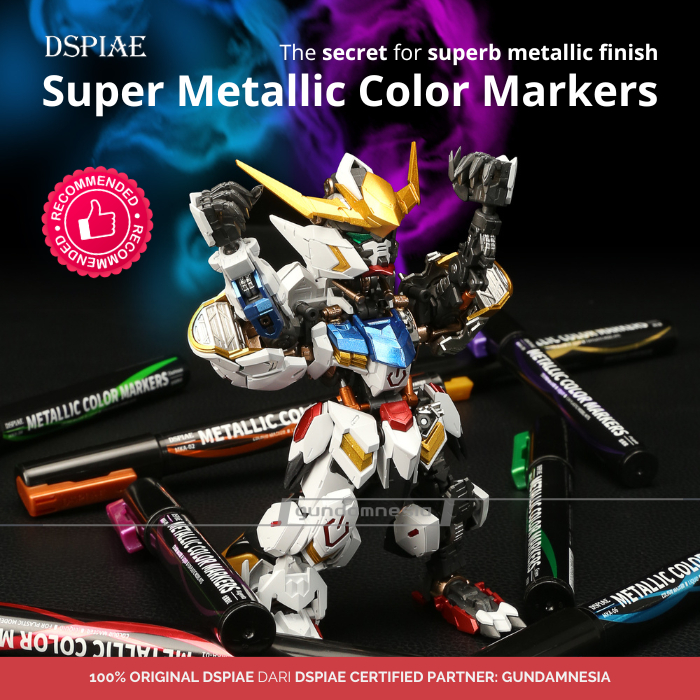 DSPIAE MKA Super Metallic Color Marker for Gundam Model Kit | Shopee ...