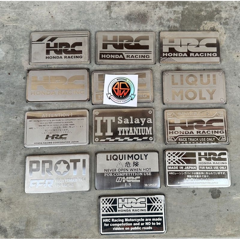 Stainless steel hugger emblem under fender emblem | Shopee Philippines