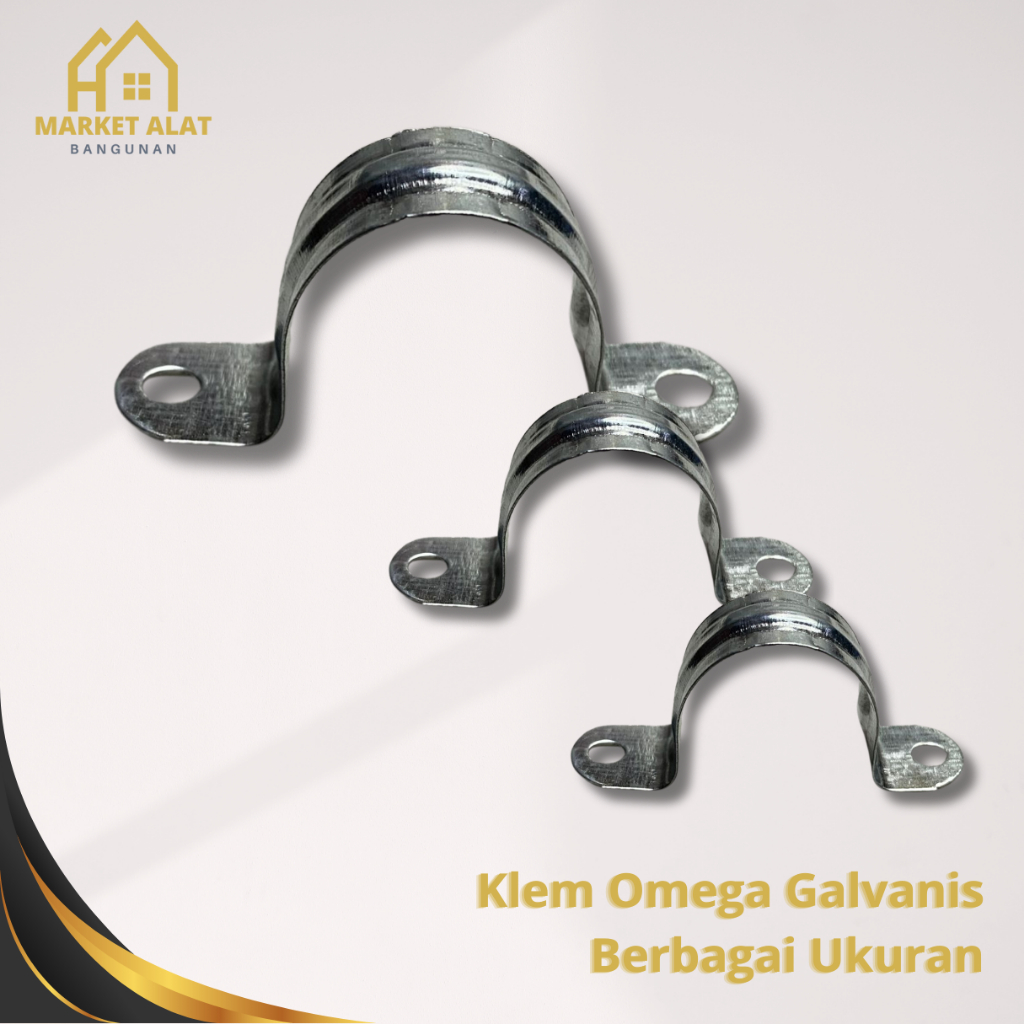 Omega 5/8" 1/2" 3/4" 1" Stainless Pipe Clamps/Galvanized U Clamps ...