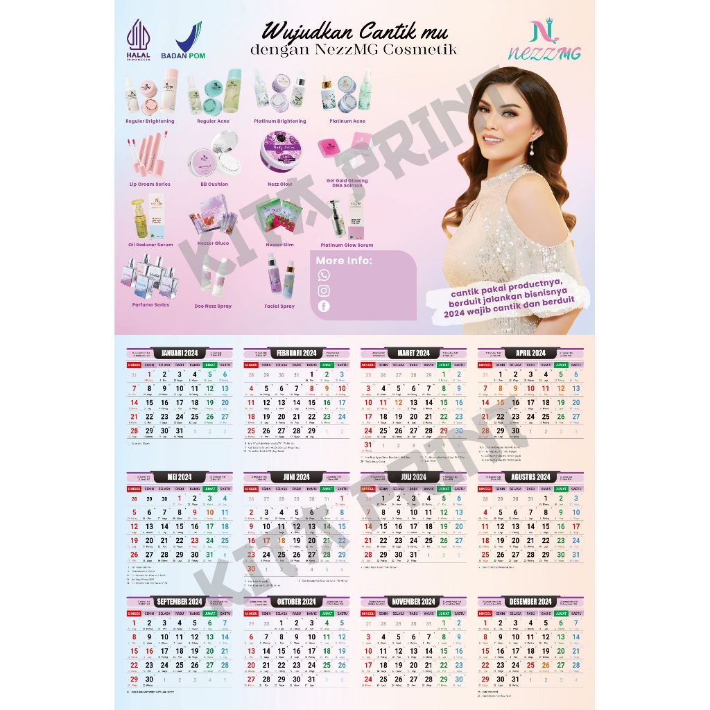 2025 WALL CALENDAR CUSTOM PRINT CALEG CALENDAR ALL PARTIES WALL ...