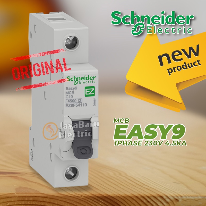 Schneider MCB Easy9 1P 2A 4A 6A 10A 16A 20A 25A 32A 40A 4.5kA SNI | Shopee Philippines