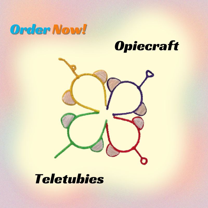 Bando pipe cleaner/bando wool wire/bando teletubies/bando character ...