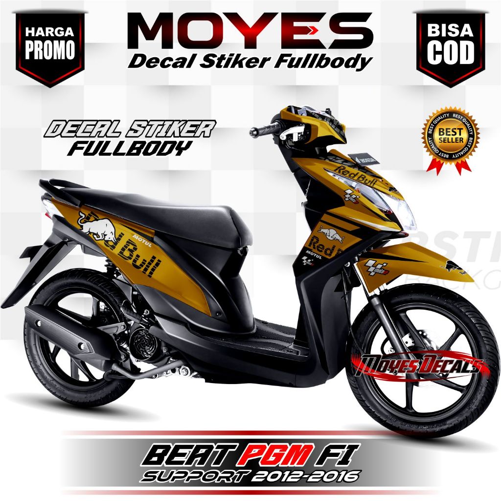 Terbaru Decal Sticker Honda Beat DELUXE STREET 2020 2021 2022 2023 Full ...