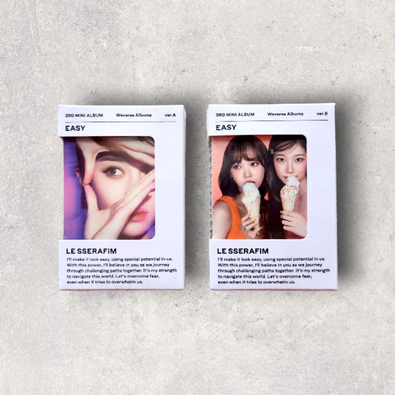 [+WEVERSE Benefits] LE SSERAFIM 3rd Mini Album - EASY (Weverse Albums ...
