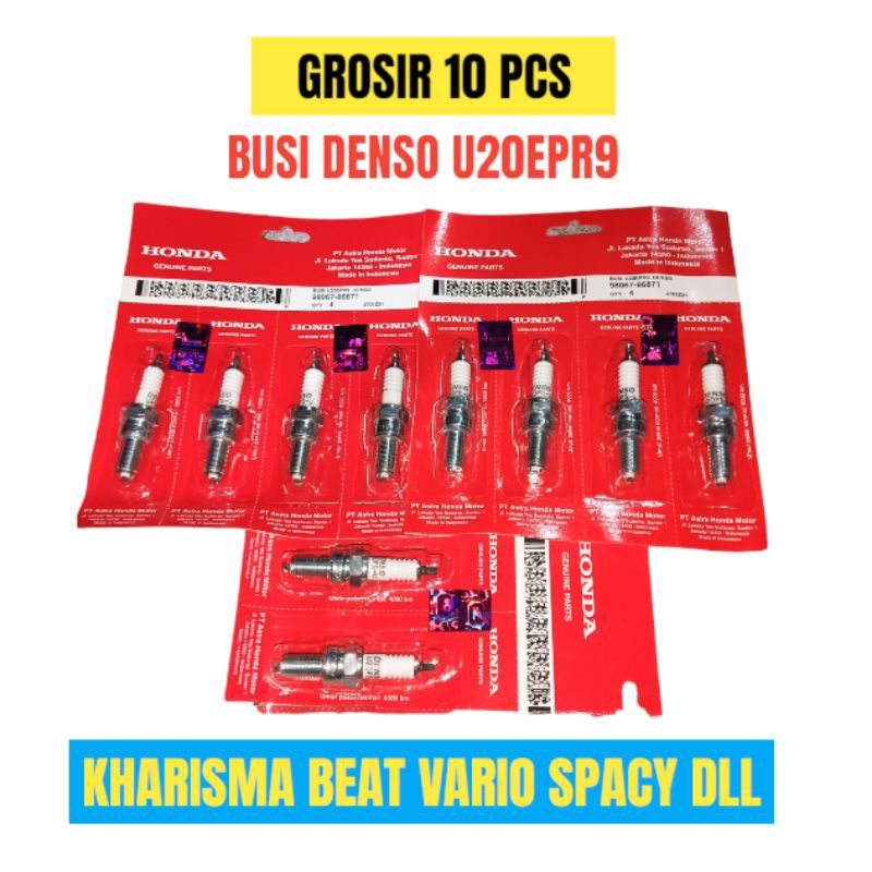 WHOLESALE (10 PCS) DENSO U20EPR9 SPARK PLUG FOR KHARISMA MOTORCYCLES ...