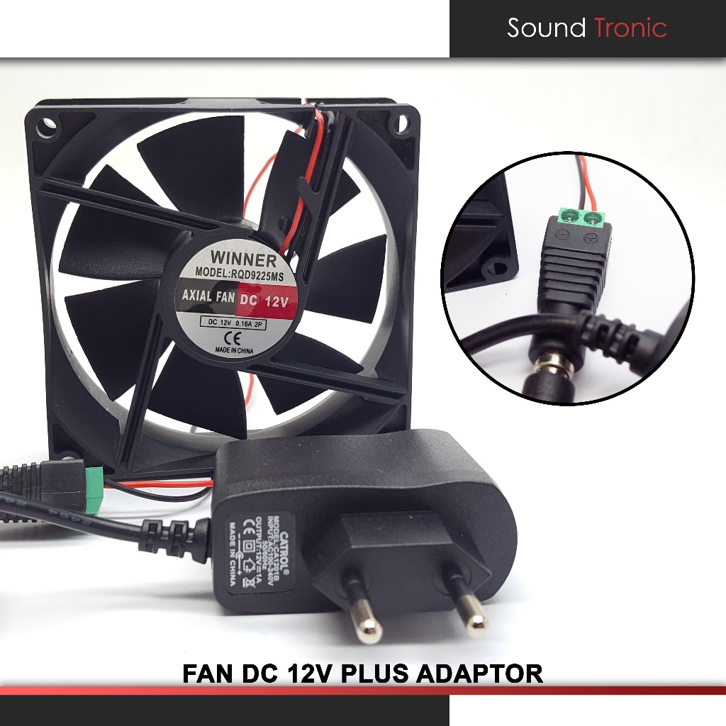 Cooling Fan DC 12V WINNER Fan Plus Adapter | Shopee Philippines