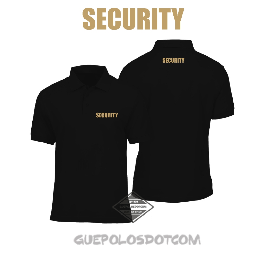 SIMPLE SATPAM security COLLAR POLOSHIRT - security collar polo ...