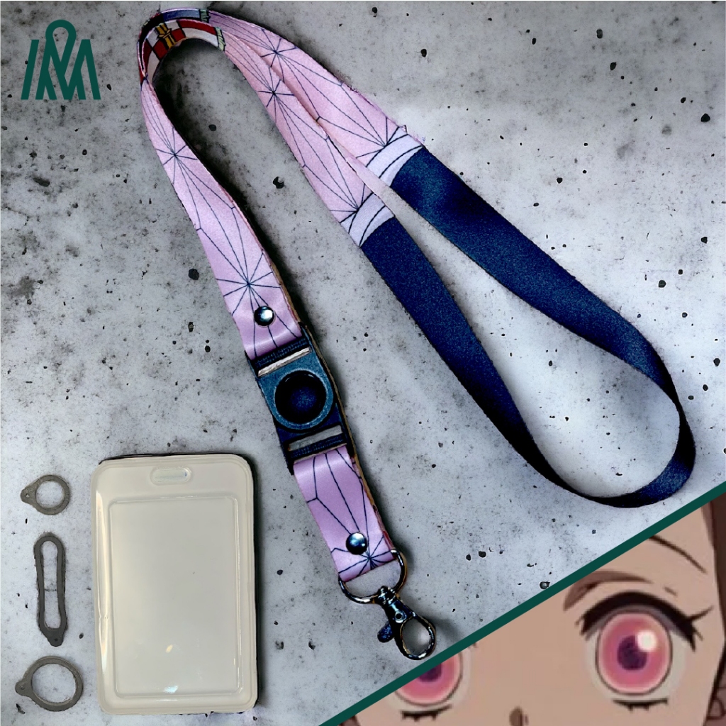 Nezuko Demon Slayer Lanyard Anime Merchandise ID Card Rope (unofficial ...