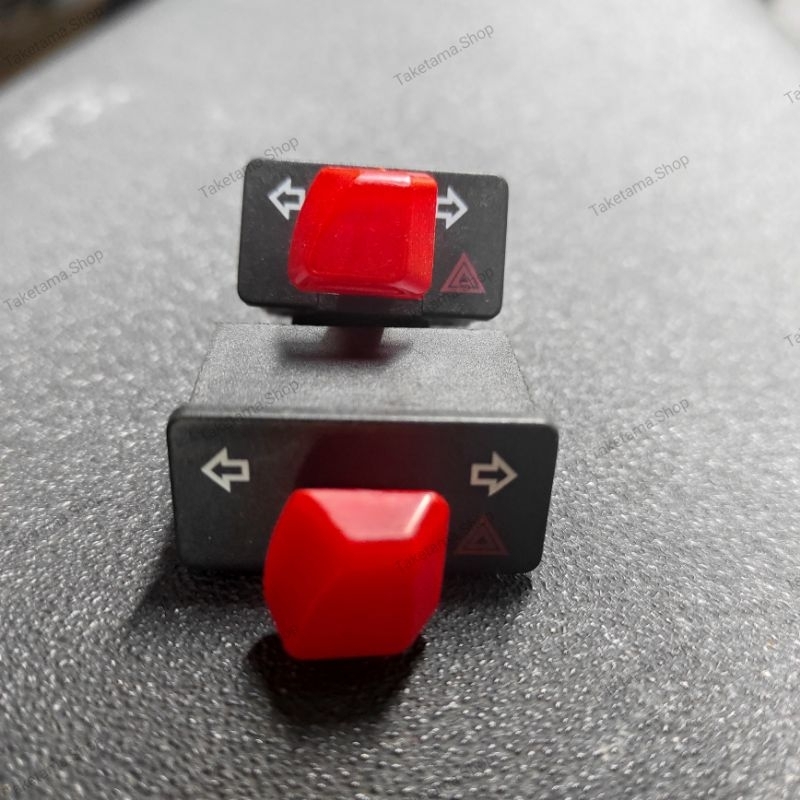 TOMBOL MERAH Red Vietnam Hazard Turn Signal Switch Button size 30mm ...