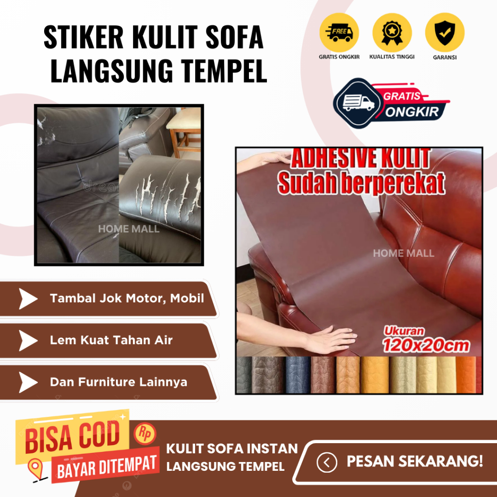 Perforated/torn Sofa Patch Skin, Direct Patch Sticker, Instant Sofa ...