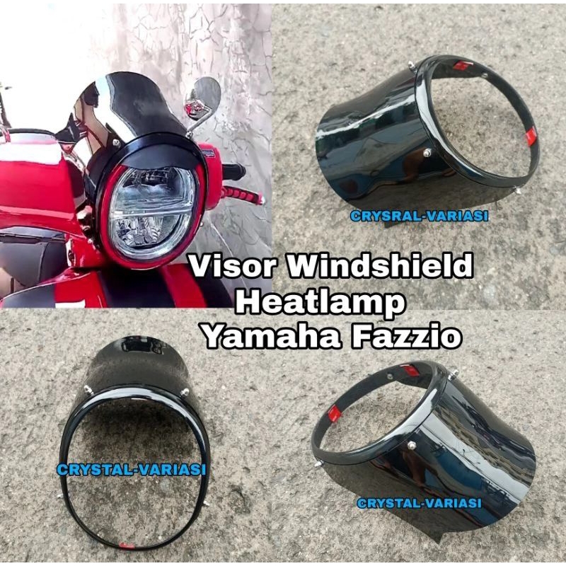 Yamaha Fazzio Winshielf Fazzio 125 Variation Visor Acrylic Pnp Yamaha ...