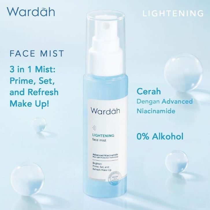 Wardah LIGHTENING FACE MIST 60ML | Shopee Philippines