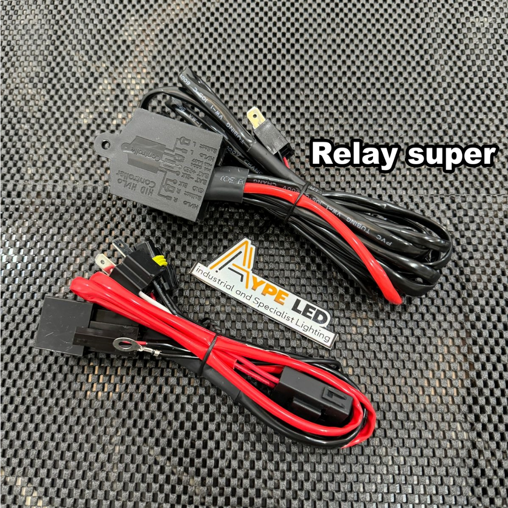 ORIGINAL RELAY CABLE SET H4 SUPER HID BILED PROJIE LED MOTORCYCLE CAR ...