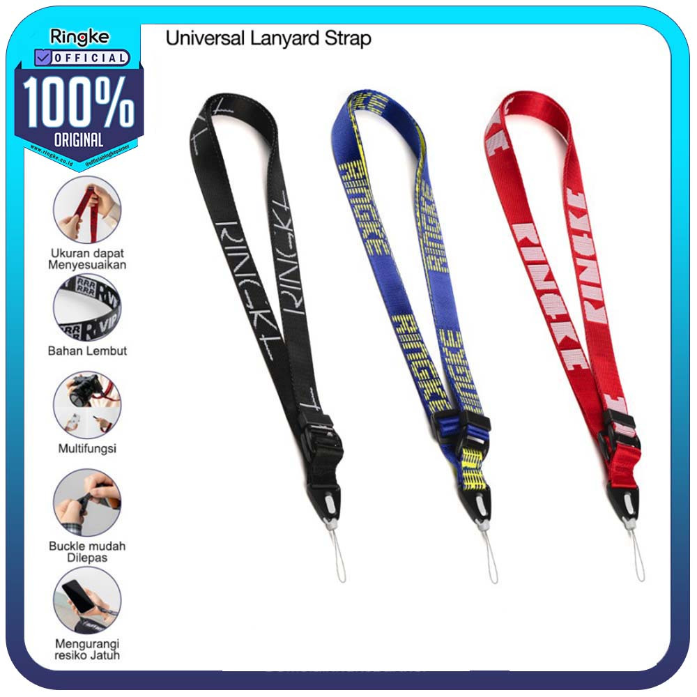 Ringke Leting Shoulder Neck Strap Handphone Camera Name Card Strap ...