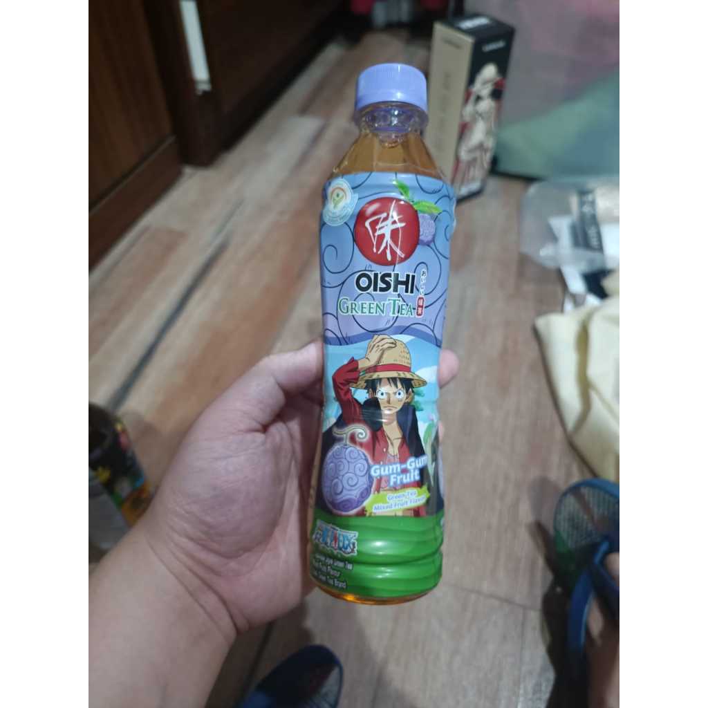 Oishi Green Tea X One Piece Monkey D Luffy Gum Fruit Original Thai ...