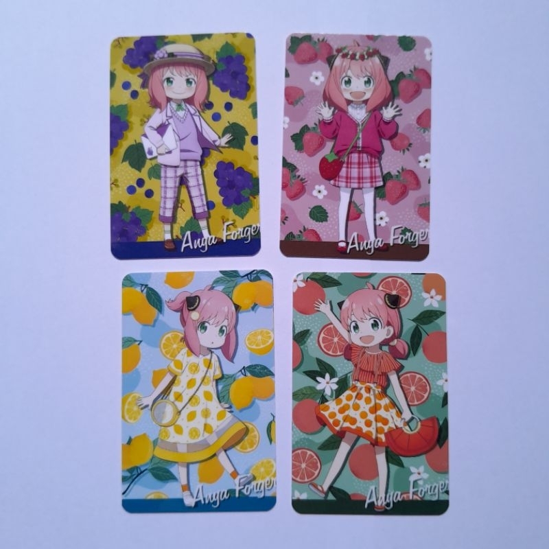 Photocard Anya Foger Photocard Anya Spy x Family Photocard Anya Fruit ...
