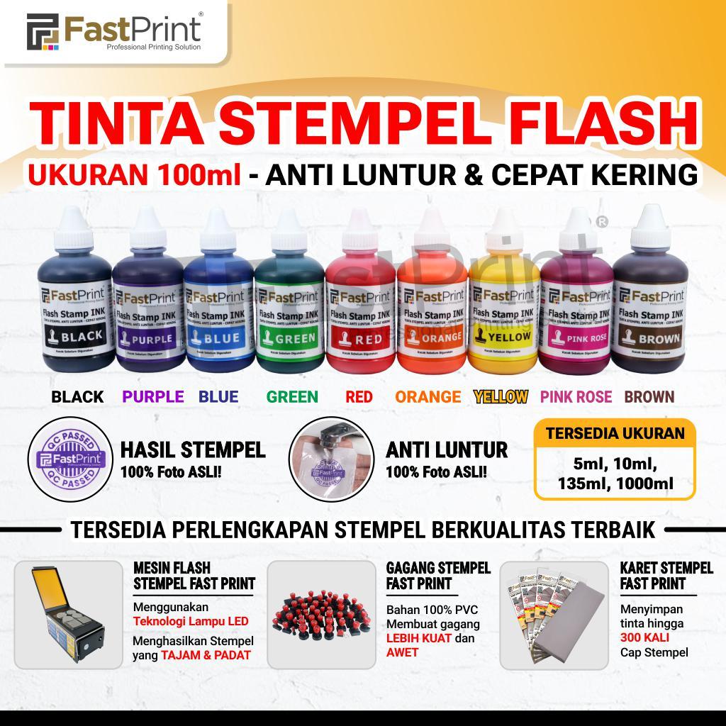 Fast Print Flash Ink Stamp Ink 100 ML | Shopee Philippines
