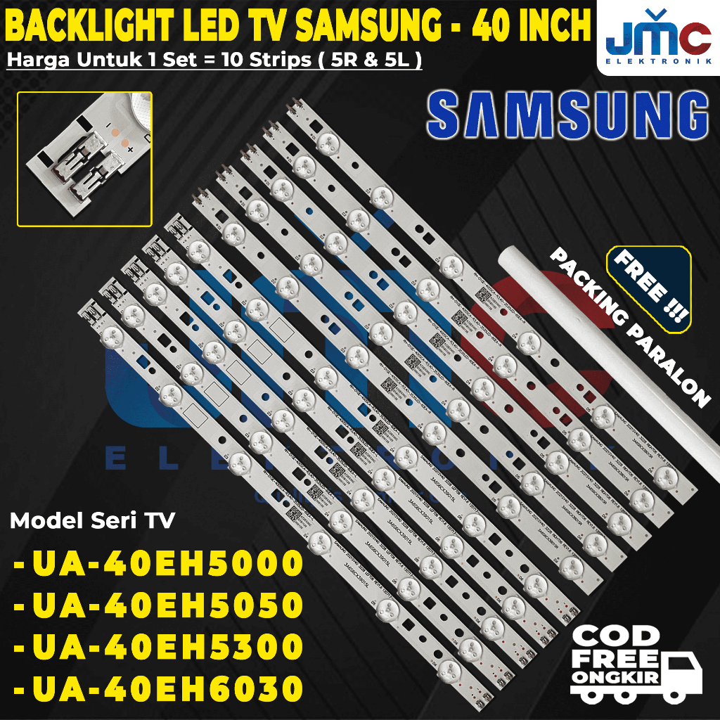 Samsung TV Backlight 40 Inch UA40EH5000 UA40EH5050 UA40EH5300 ...