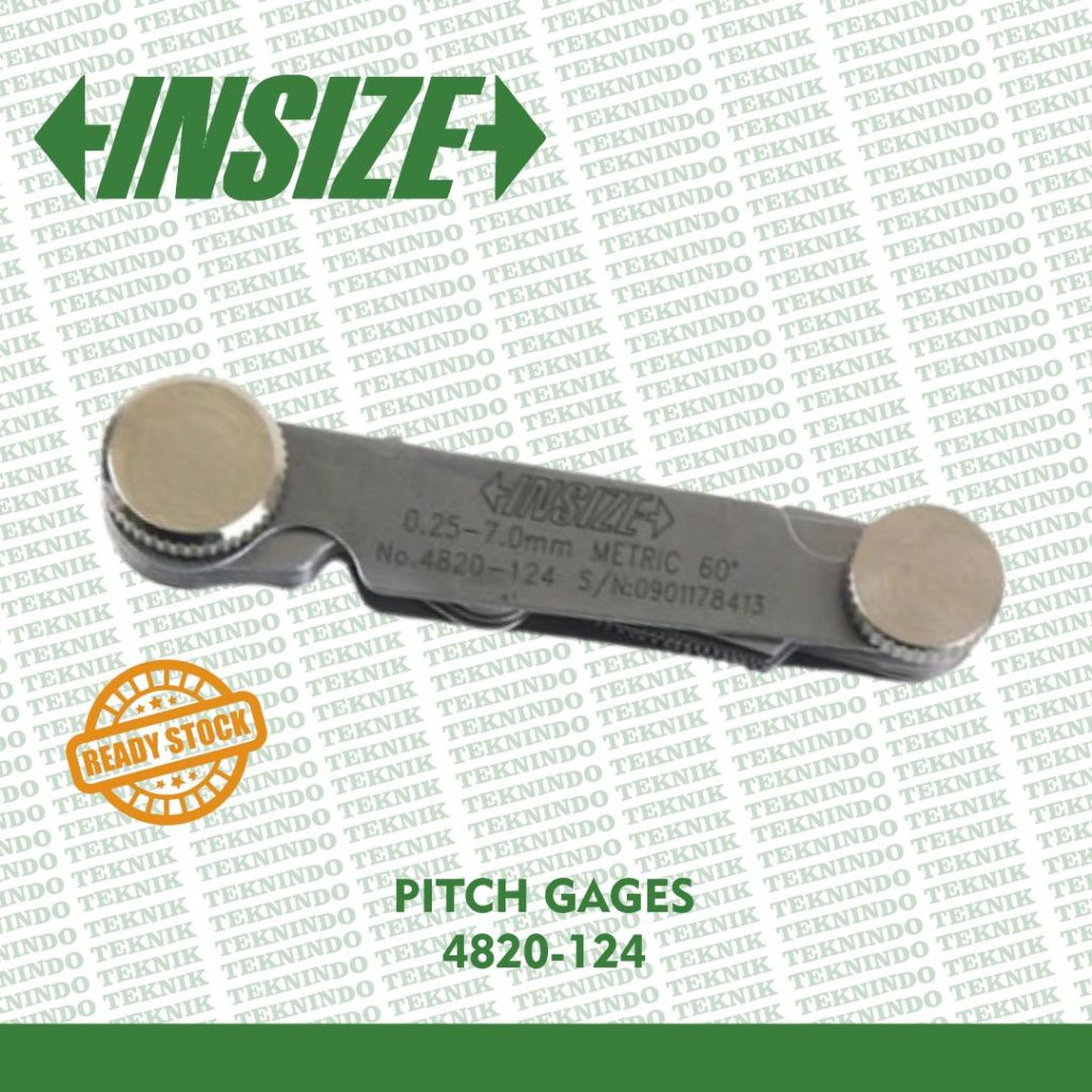Insize Pitch Gages 4820-124 Metric 60 Degree Original | Shopee Philippines
