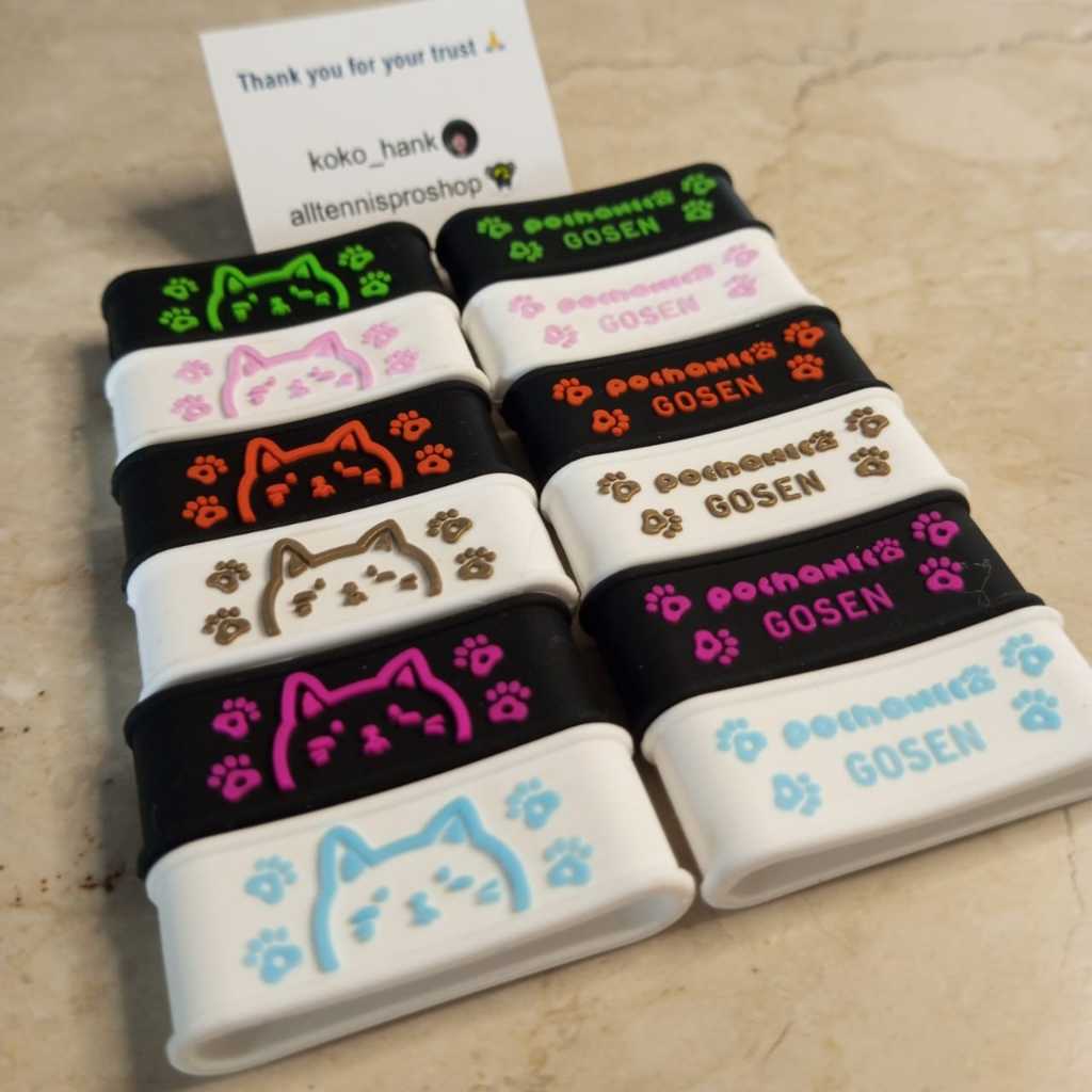 Tennis Racket Grip Band Tennis Racket ring with CAT motif - Limited ...