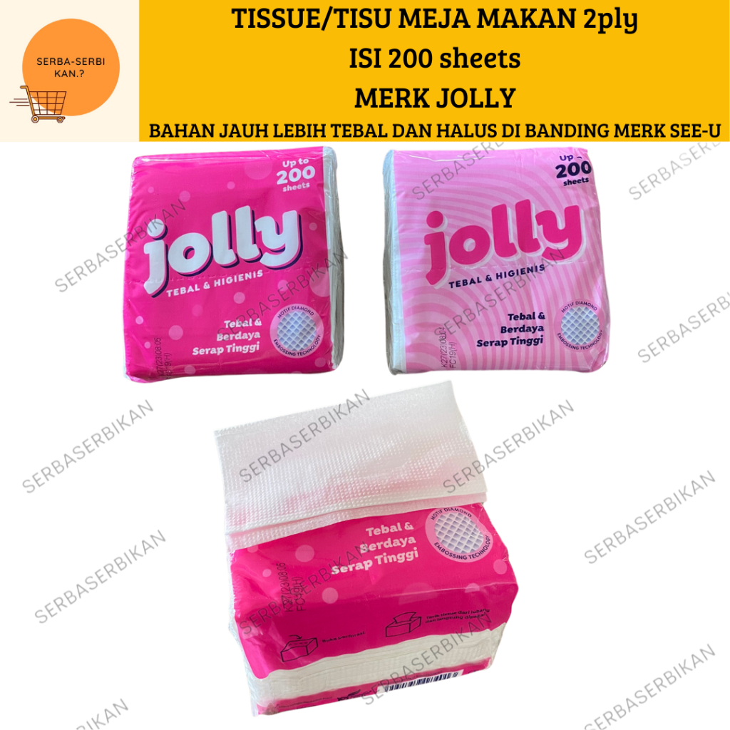 Pop UP JELLY TABLE TISSUE 2ply CONTENTS 200sheets | Shopee Philippines