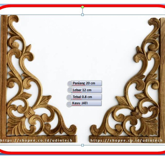 HIASAN DINDING KAYU Wall Hanging Wood Carving Corner Decoration ...