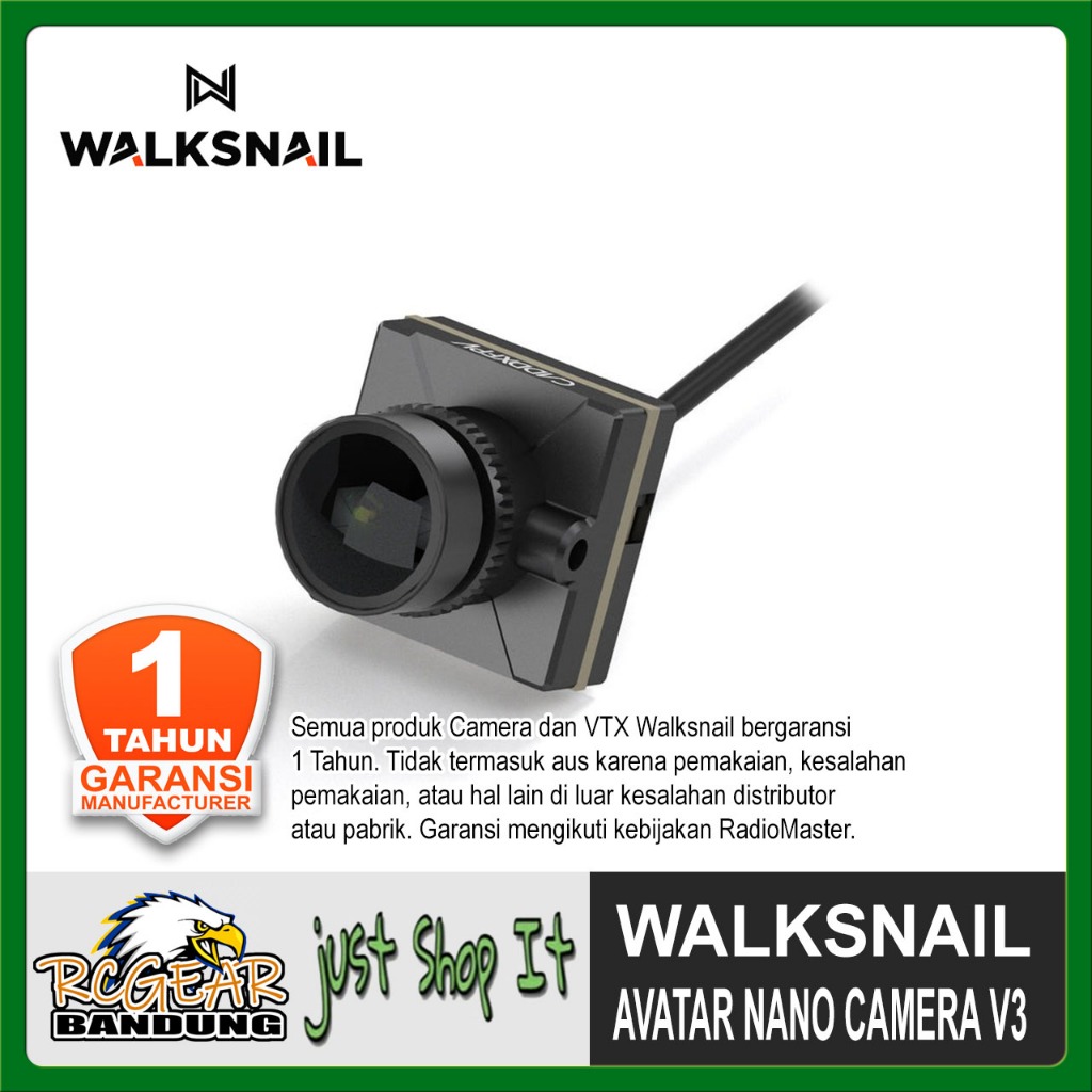 CaddxFPV Caddx Walksnail Avatar Nano Camera V3 with 9cm 14cm Coaxial ...