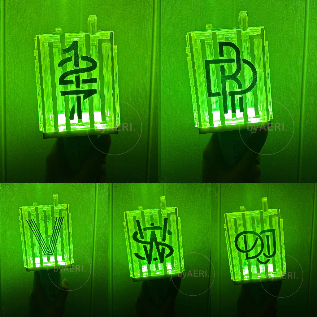 STICKER LOGO NCT 127 DREAM DJJ WAYV WISH UNIT NEW LIGHTSTICK VER. 2 FOR ...