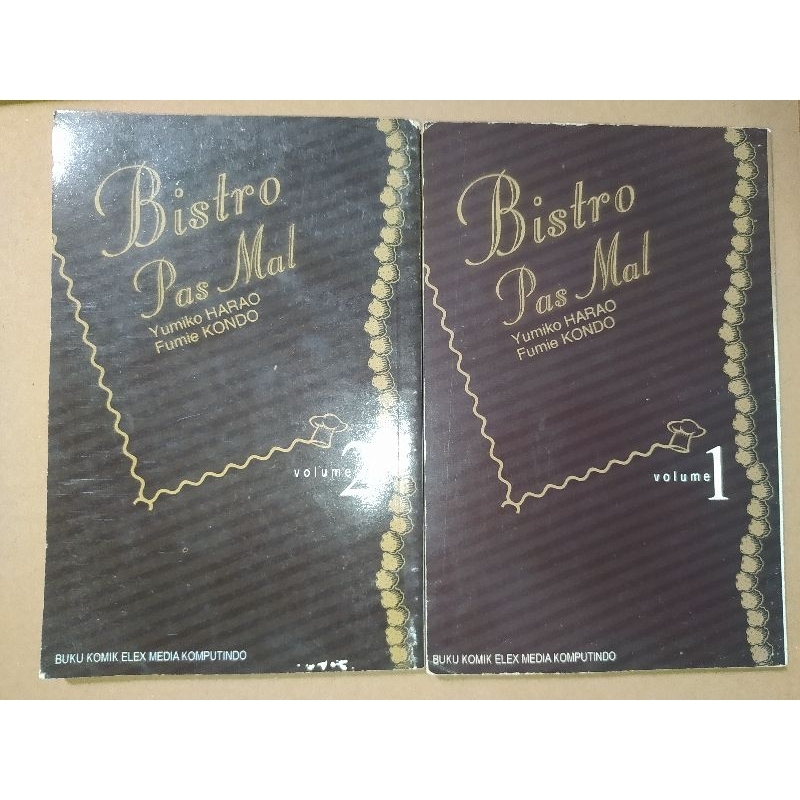 Comic Manga Bistro Pas Mal 1-2 END (Yumiko Harao, Fumie Kondo) | Shopee ...