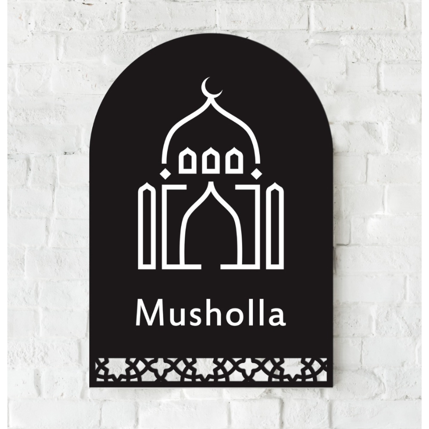 Musholla Acrylic SIGN | Acrylic SIGNAGE | Beautiful MUSHOLLA Decoration ... Musholla Acrylic SIGN | Acrylic SIGNAGE | Beautiful MUSHOLLA Decoration ...