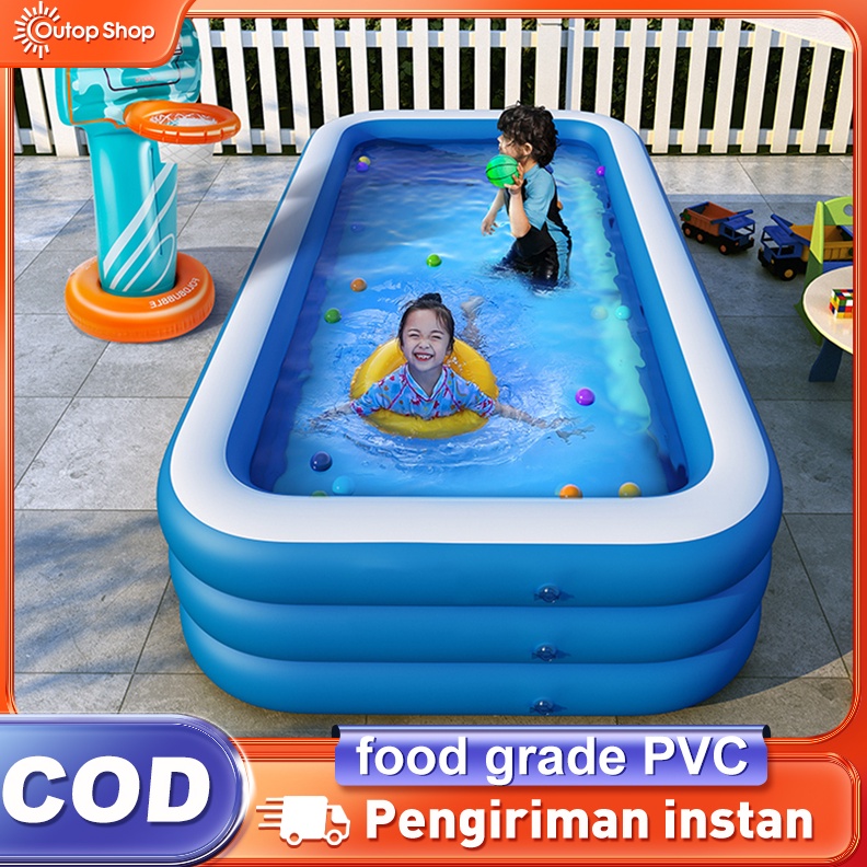 Art M23Y 5 Years Warranty Jumbo Children's Swimming Pool 3 Rings Large ...