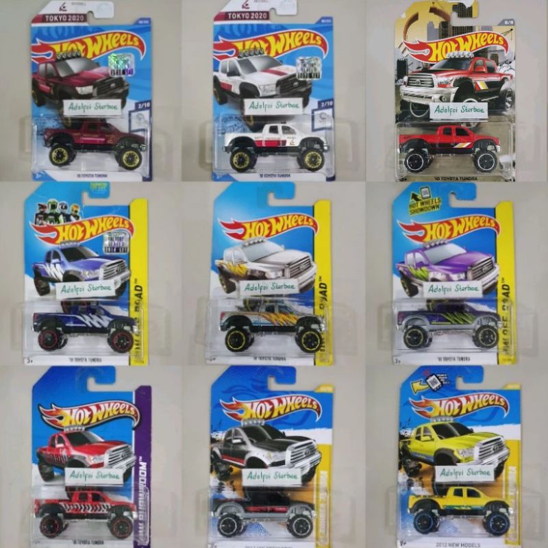 Hotwheels hot wheels '10 toyota tundra factory sealed short card 2012 ...